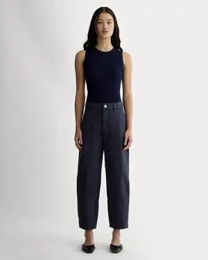 Everlane Utility Barrel Pant - Navy | Tall